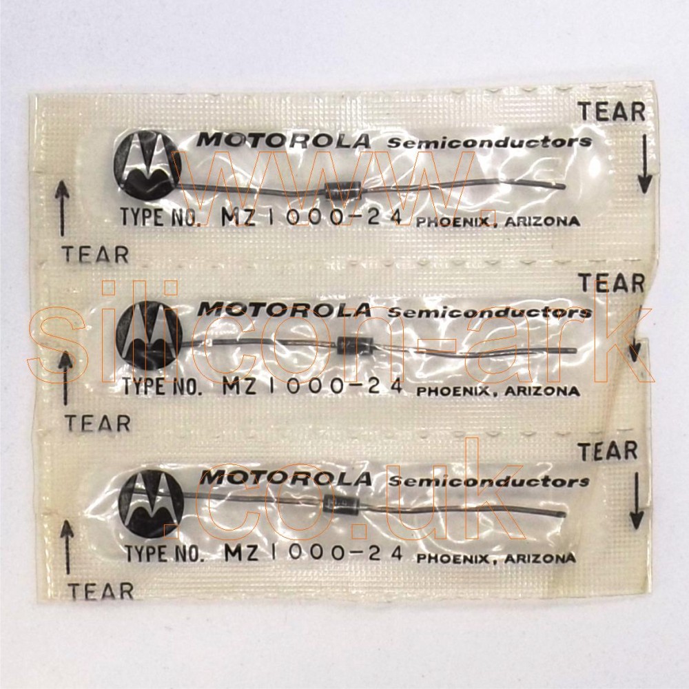 Motorola MZ1000-24 Zener diode | PRICE, STOCK, DATASHEET, | silicon-ark