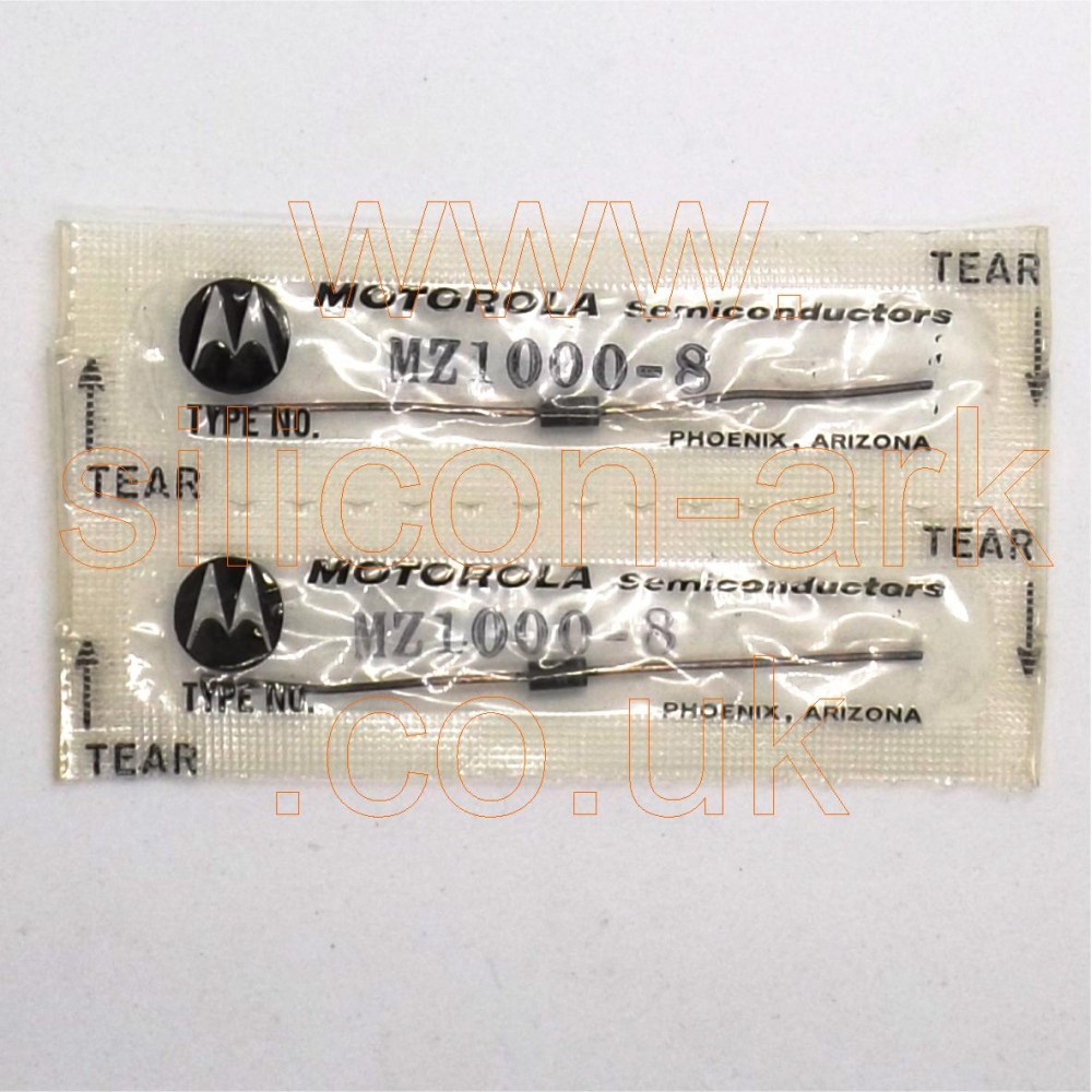 Motorola MZ1000-8 Zener diode | PRICE, STOCK, DATASHEET, | silicon-ark