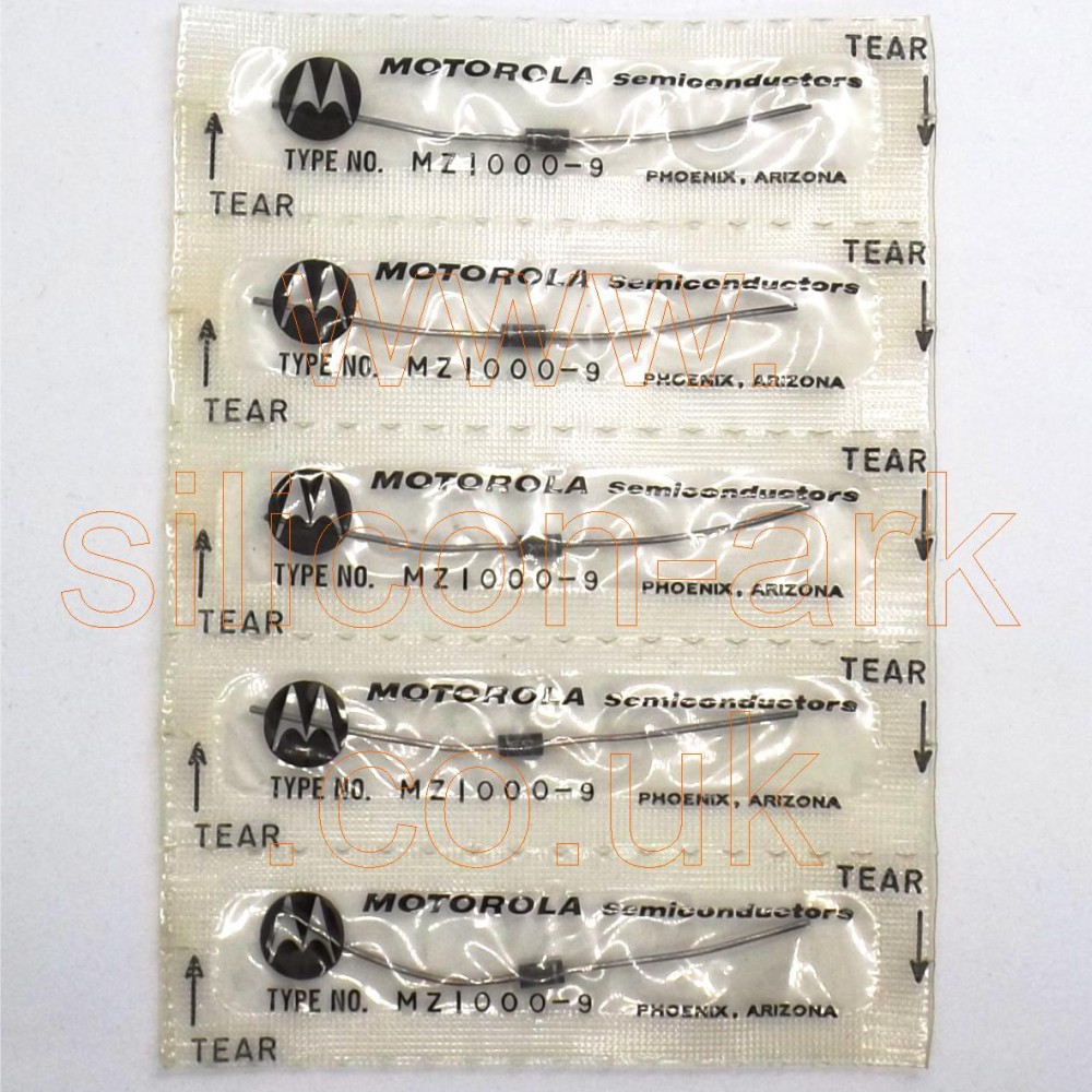 Motorola MZ1000-9 Zener diode | PRICE, STOCK, DATASHEET, | silicon-ark