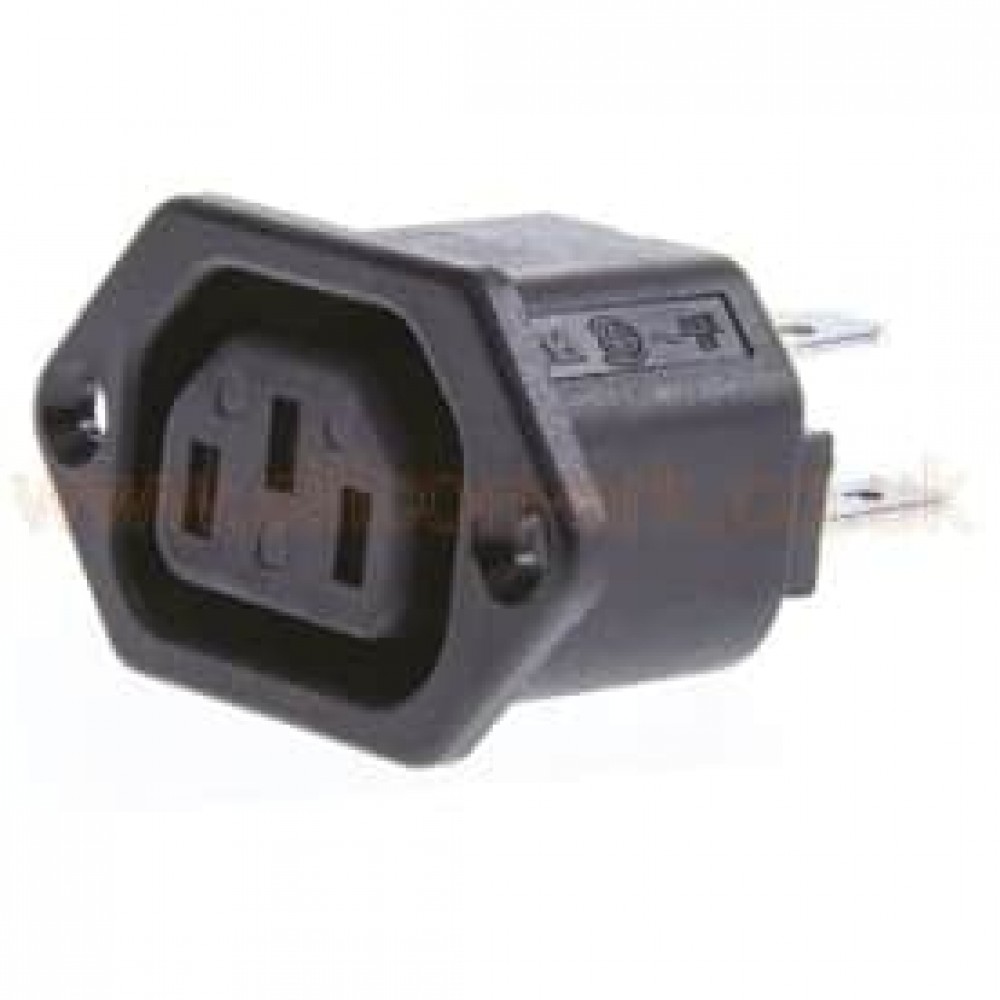 Bulgin PX0793/28 IEC320 250Volt female panel mount connector | BUY ...