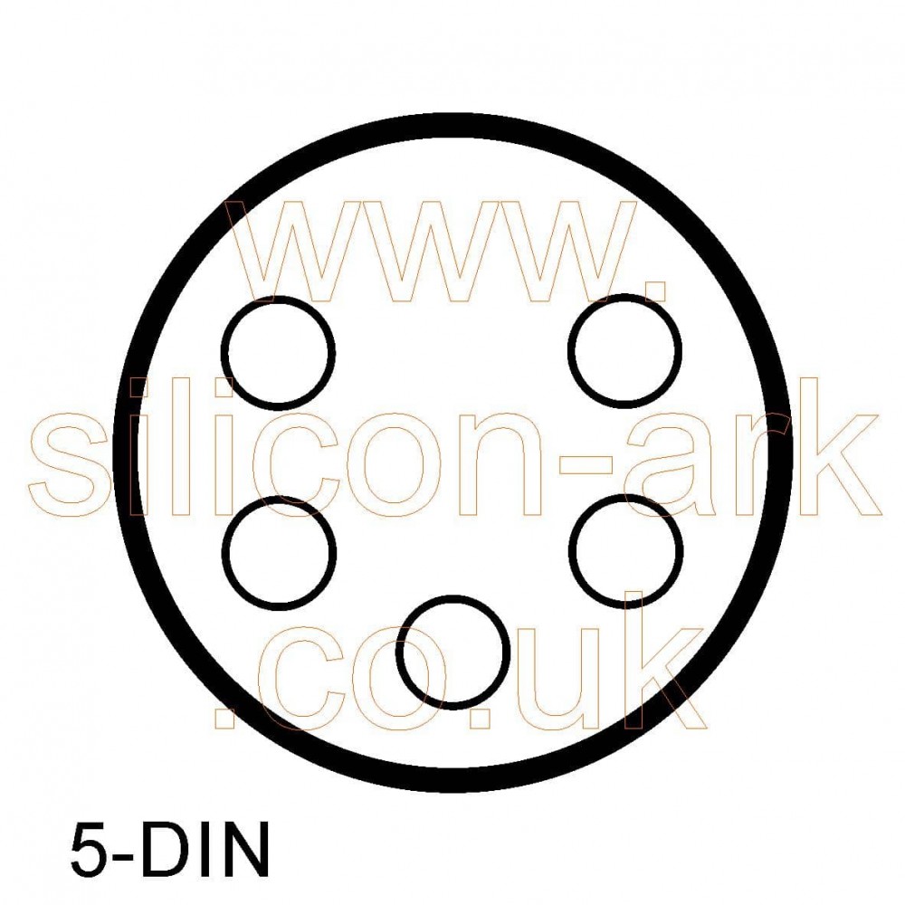 RS Components 5-way DIN socket | PRICE, STOCK, BUY | silicon-ark